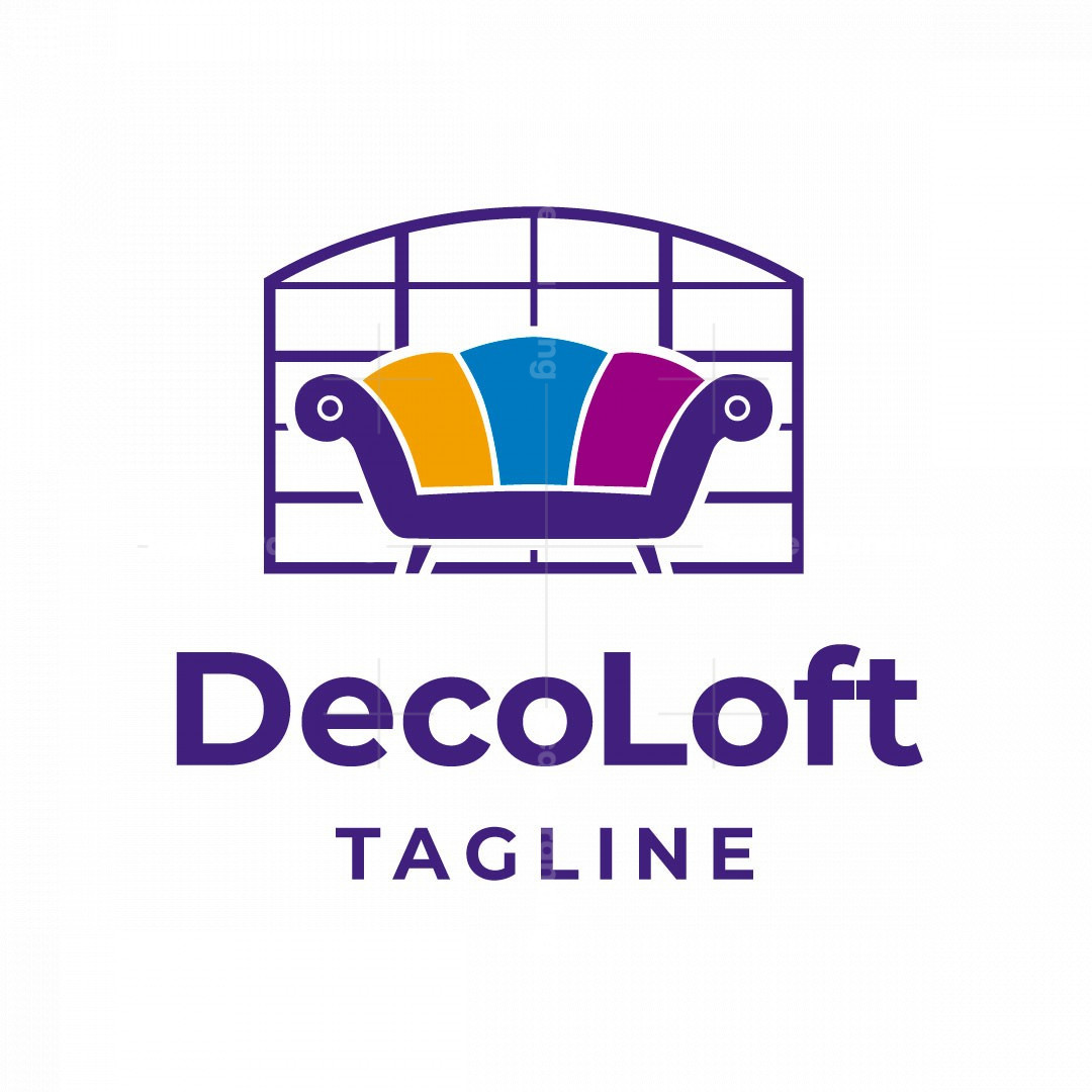 Deco Loft Retro Furniture Logo | Scalebranding