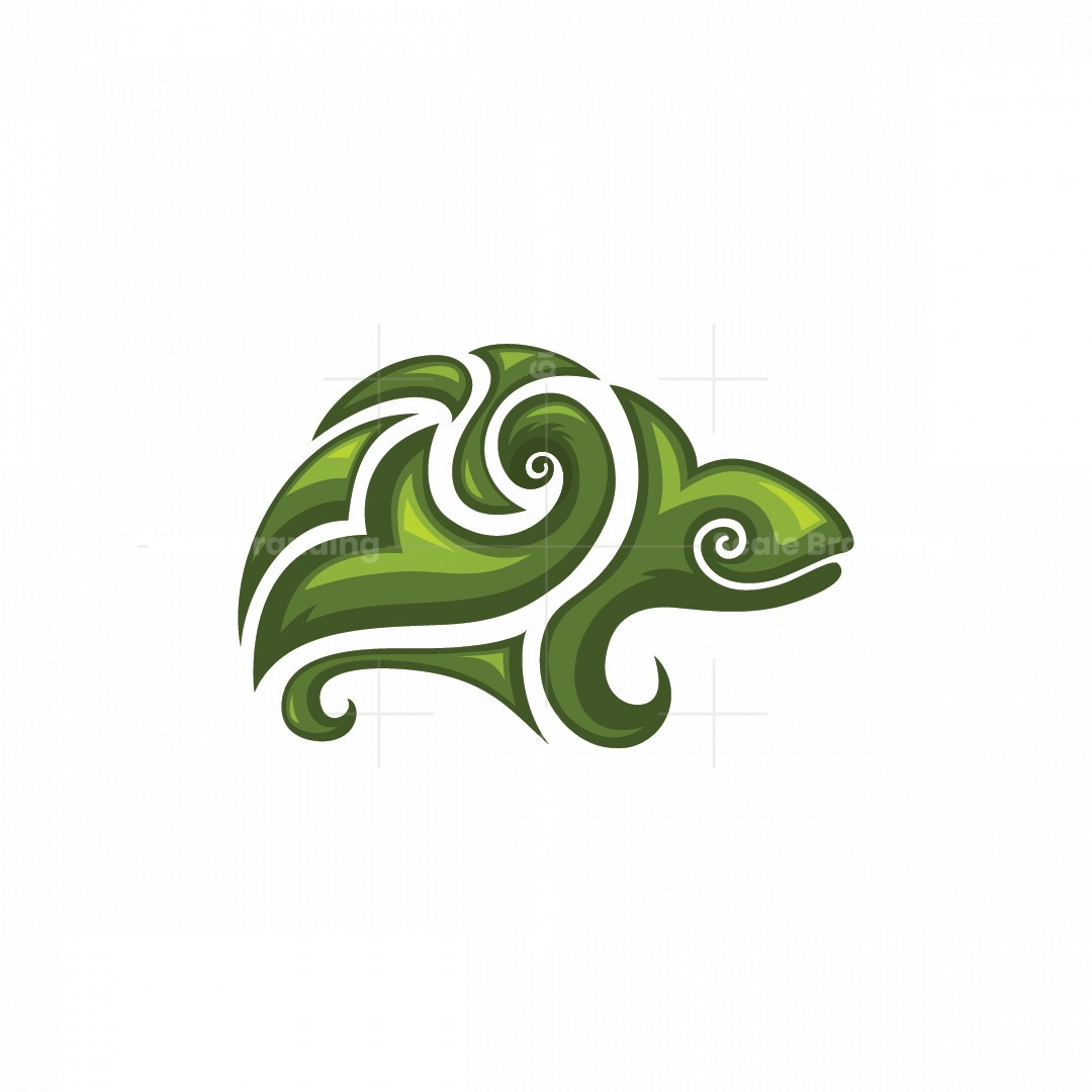 Decorative Turtle Symbol Logo | Scalebranding