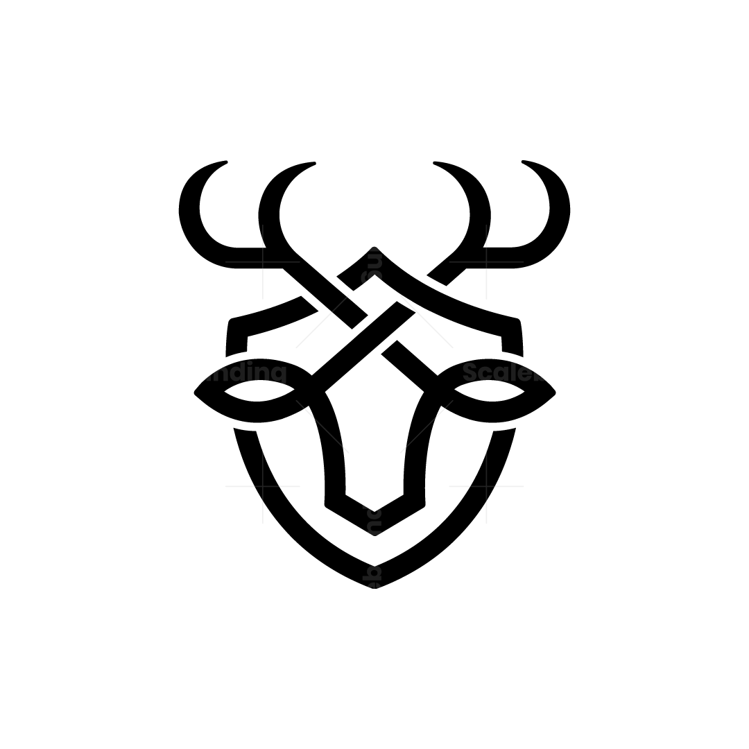 Deer Head Shield Logo | Scalebranding