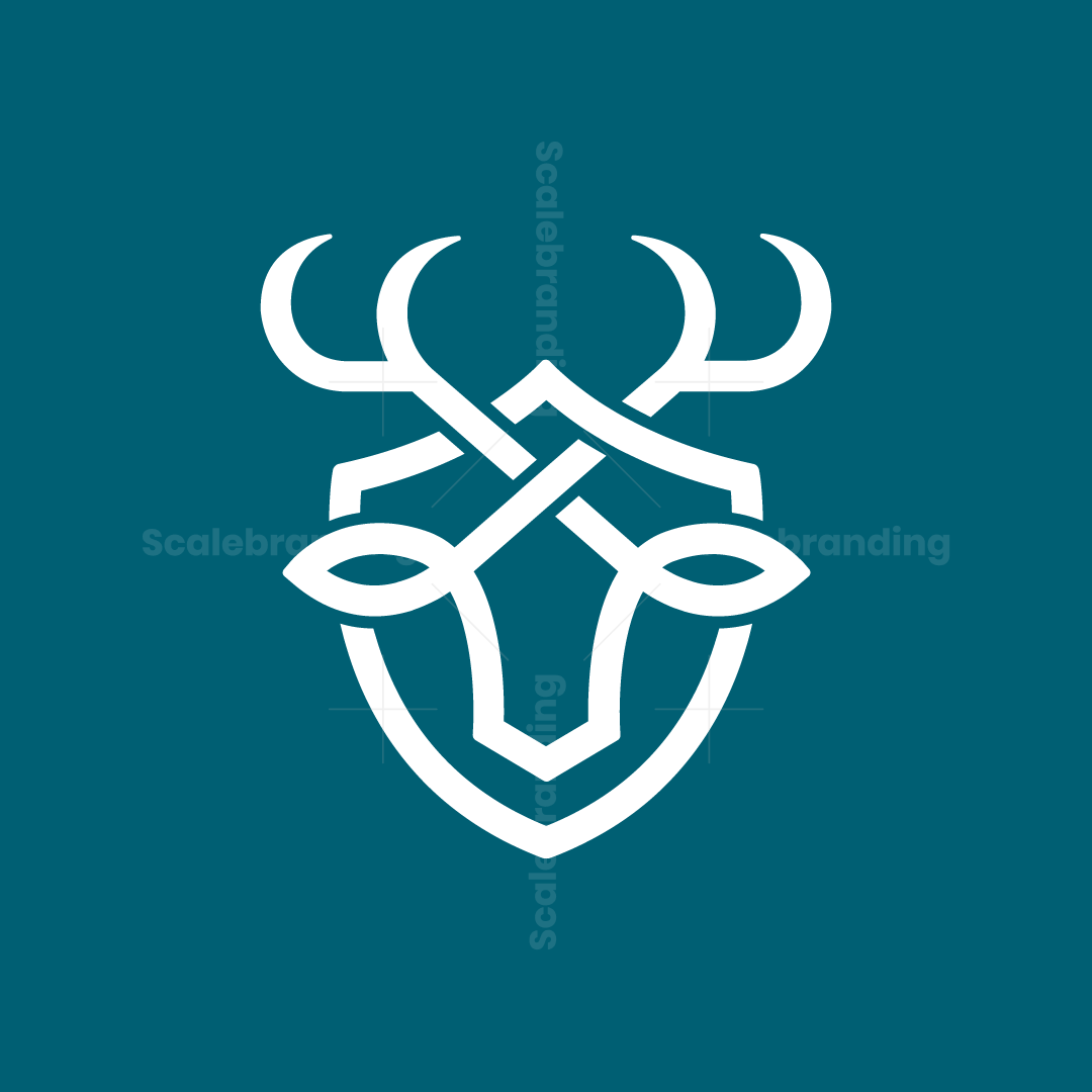 Deer Head Shield Logo | Scalebranding