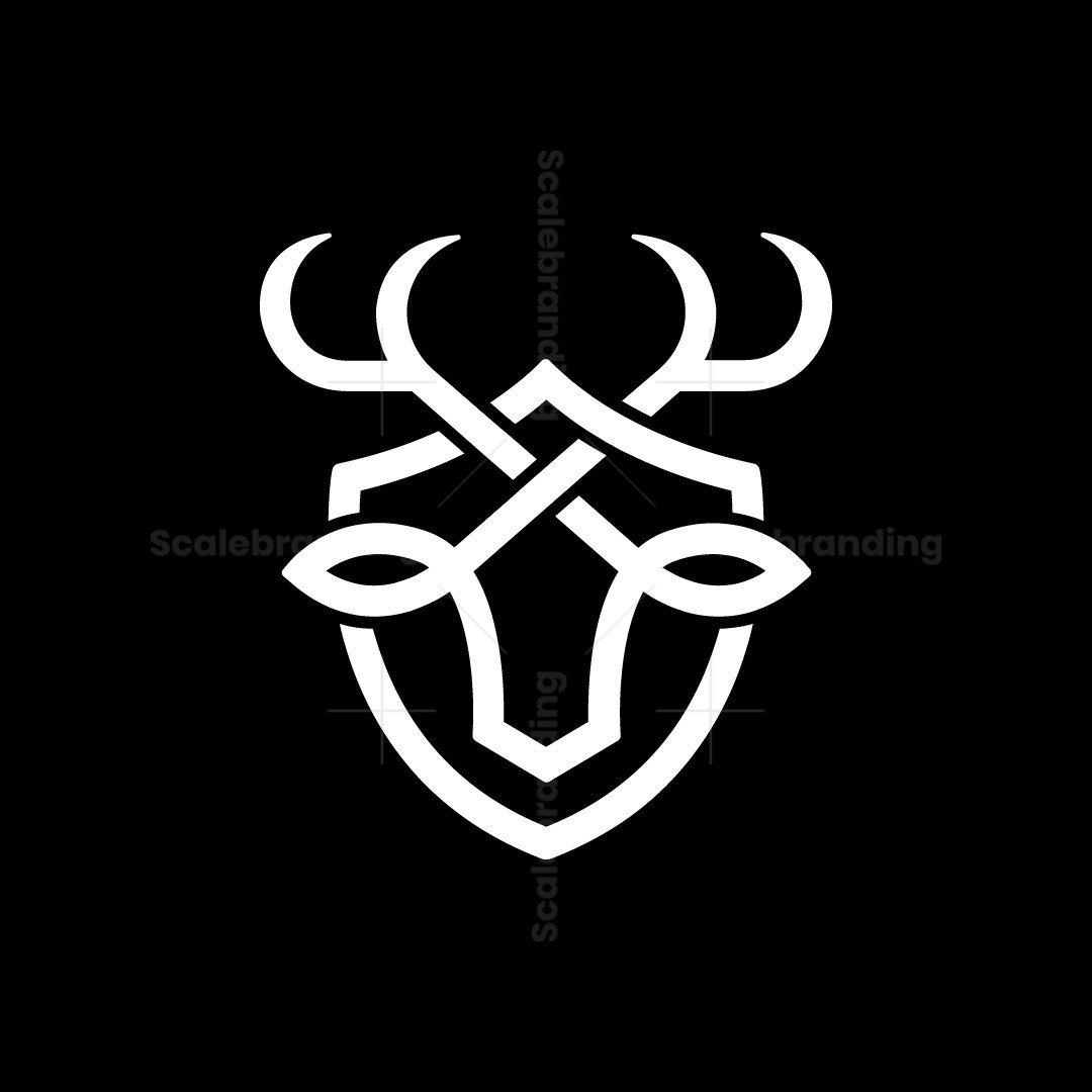 Deer Head Shield Logo | Scalebranding