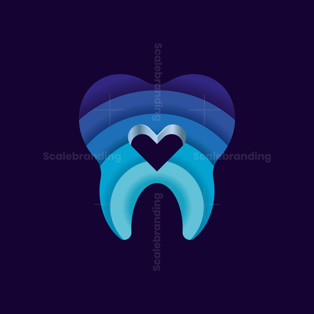 Dental Tooth and Heart Logo | Scalebranding