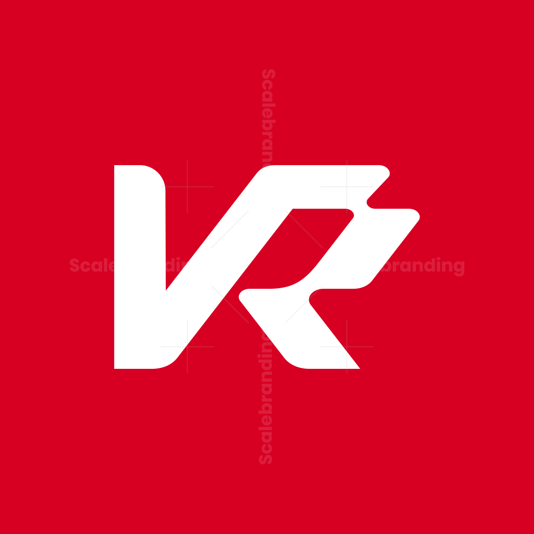 VR Sporty Monogram Logo Design | Scalebranding