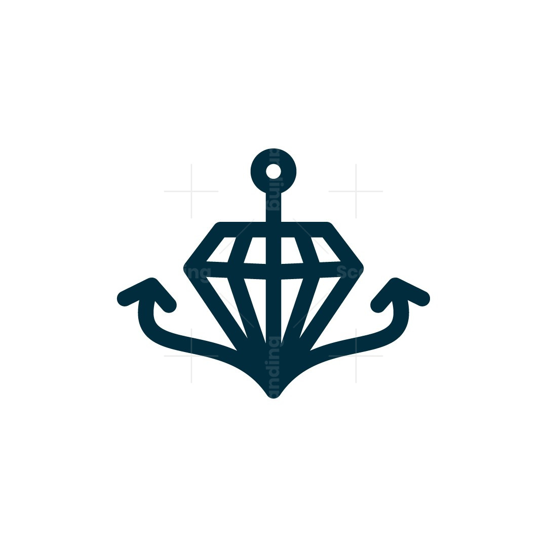 Diamond anchor Logo | Scalebranding
