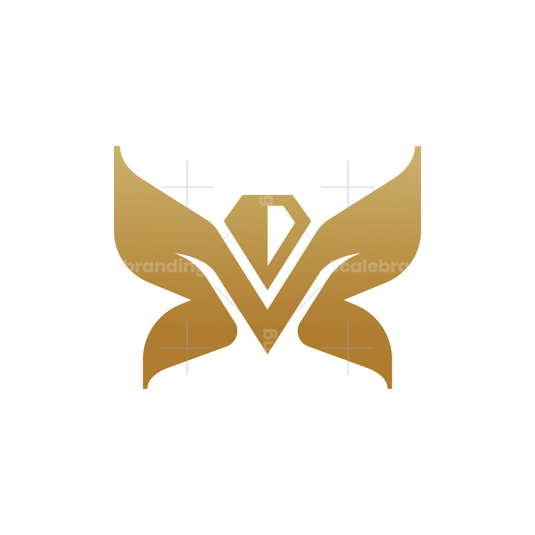 Diamond Butterfly Logo | Scalebranding