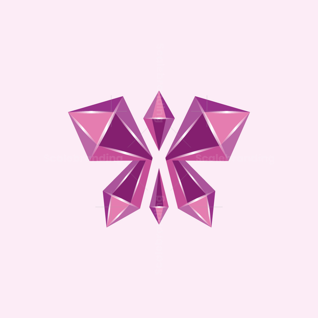 Diamond Butterfly Logo | Scalebranding