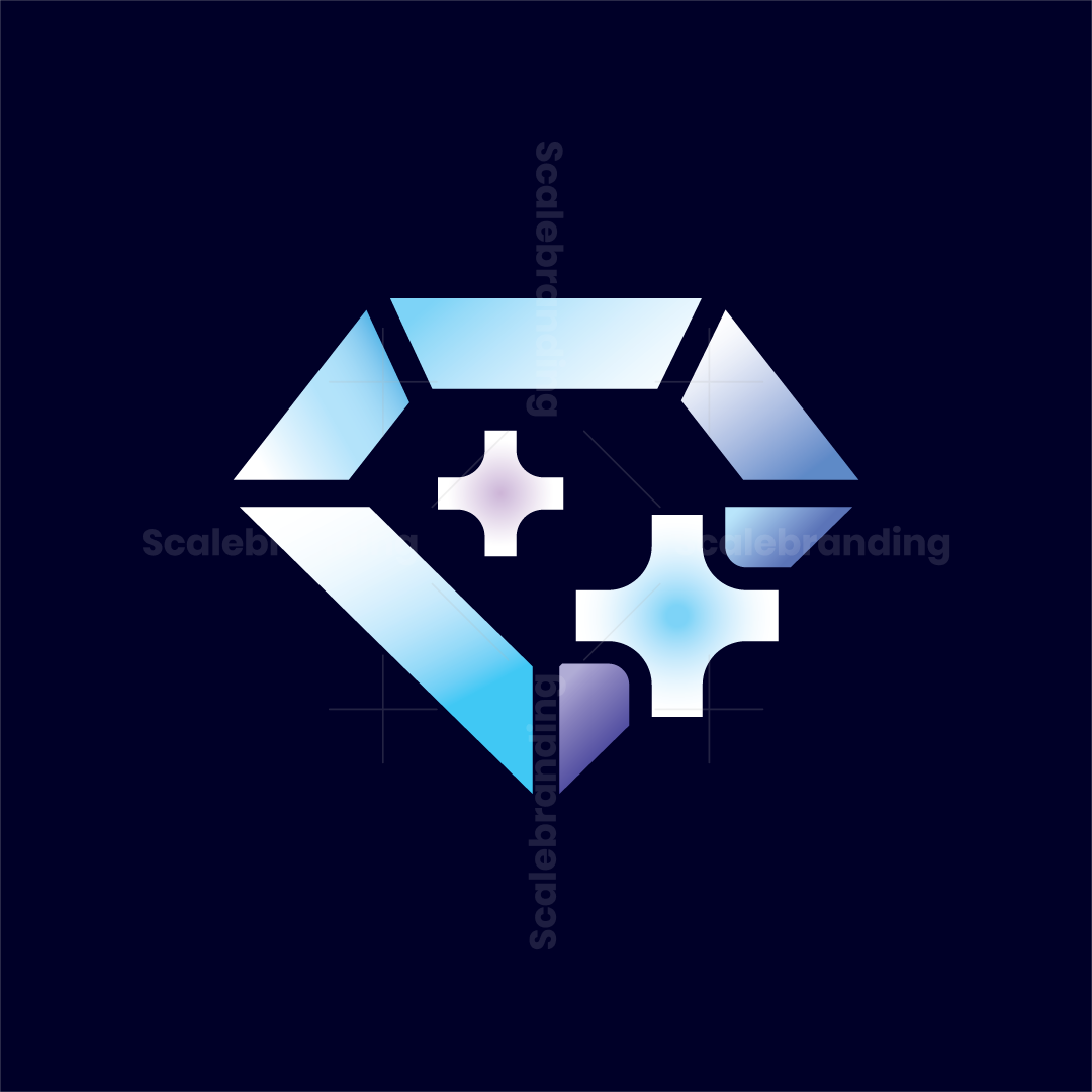 Diamond Crystal Sparkling Bold Expression logo | Scalebranding