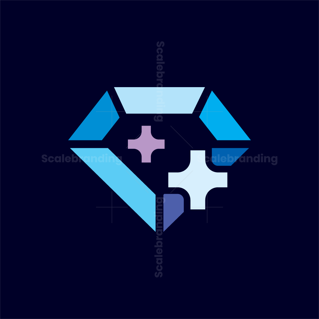 Diamond Crystal Sparkling Bold Expression logo | Scalebranding