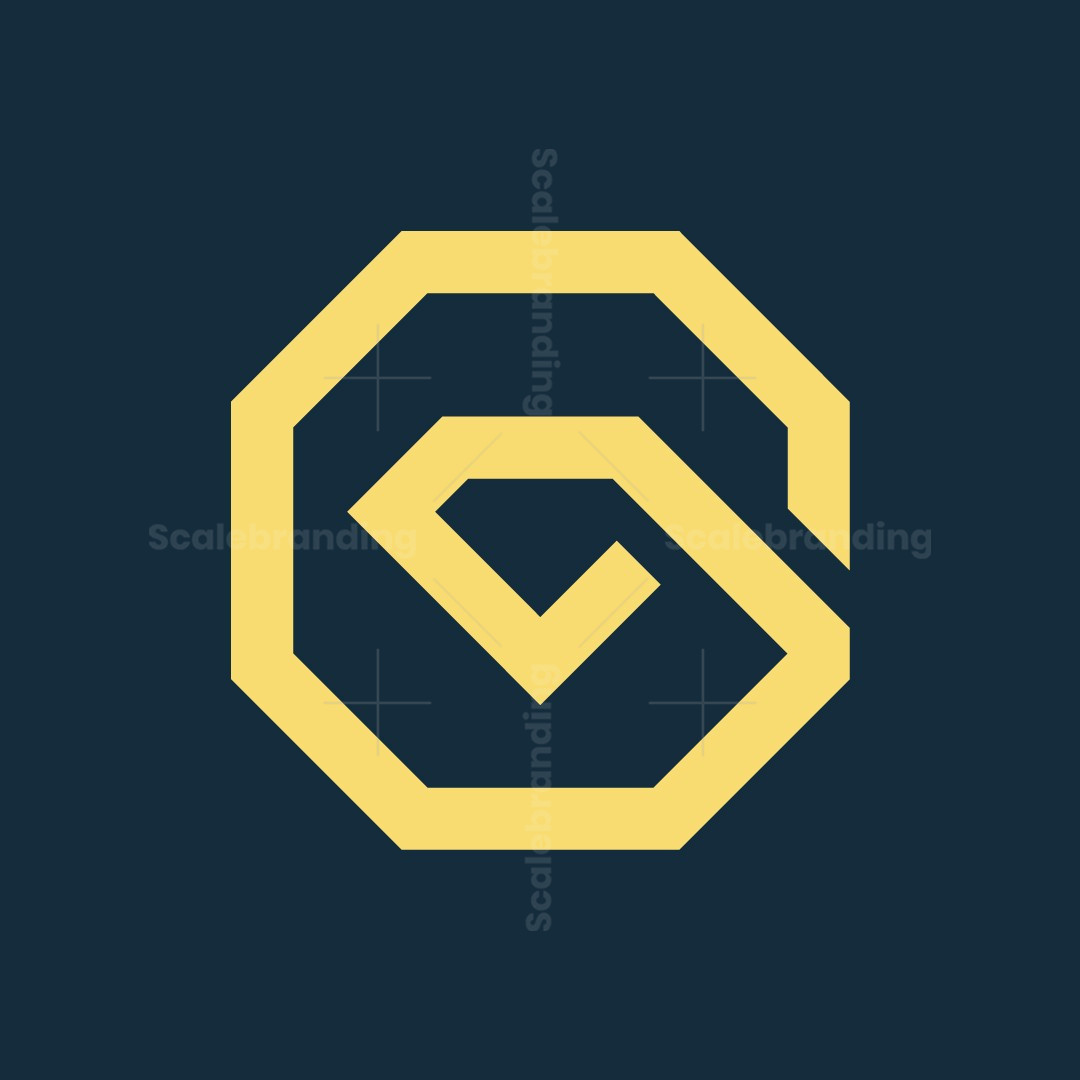 Diamond Letter G Octagonal Logo | Scalebranding