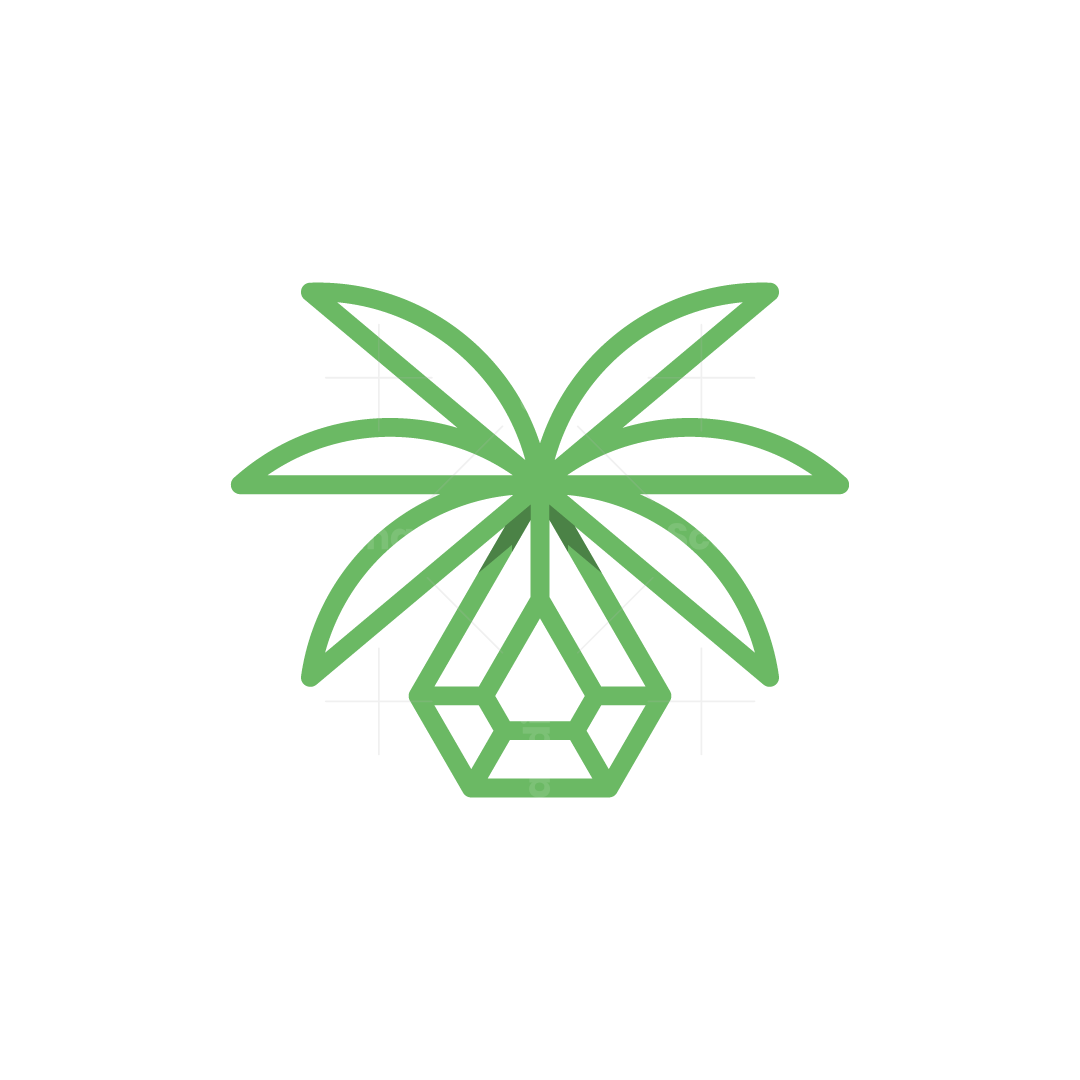 Diamond Palm Logo | Scalebranding