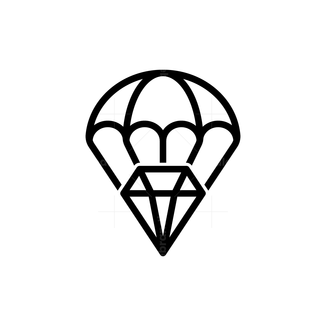 Diamond Airdrop Logo | Scalebranding
