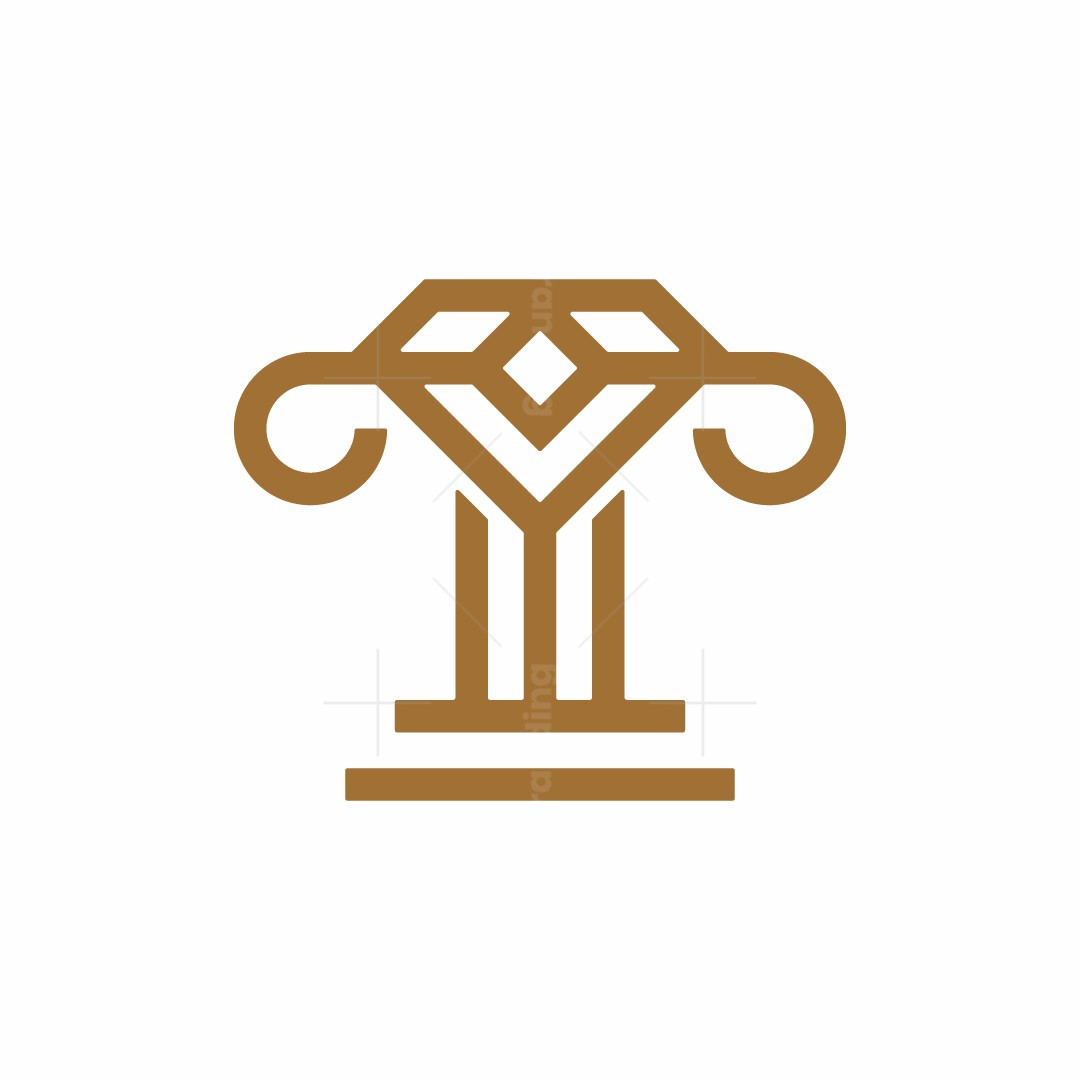 Diamond Pillar Logo | Scalebranding