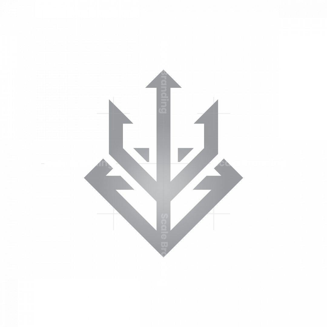 Diamond Trident Logo Luxury Trident Logo | Scalebranding