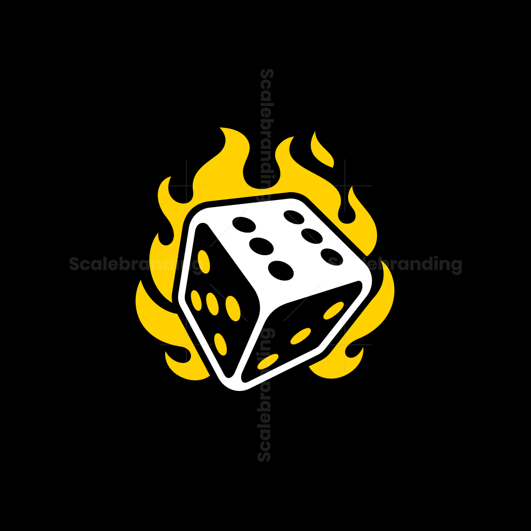 Dice On Fire Drawings