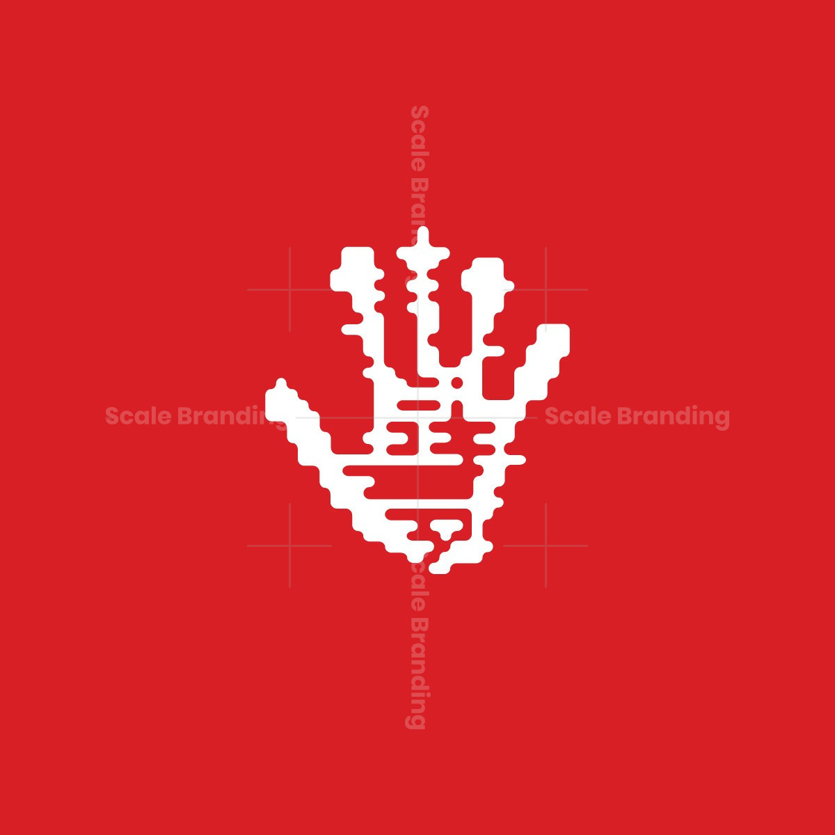 Digital Handprint Logo | Scalebranding