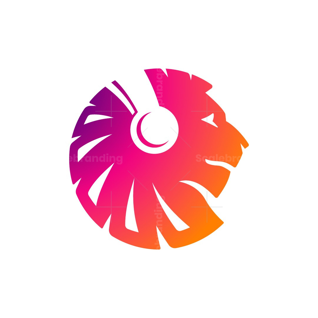 Disco Music Lion Logo | Scalebranding