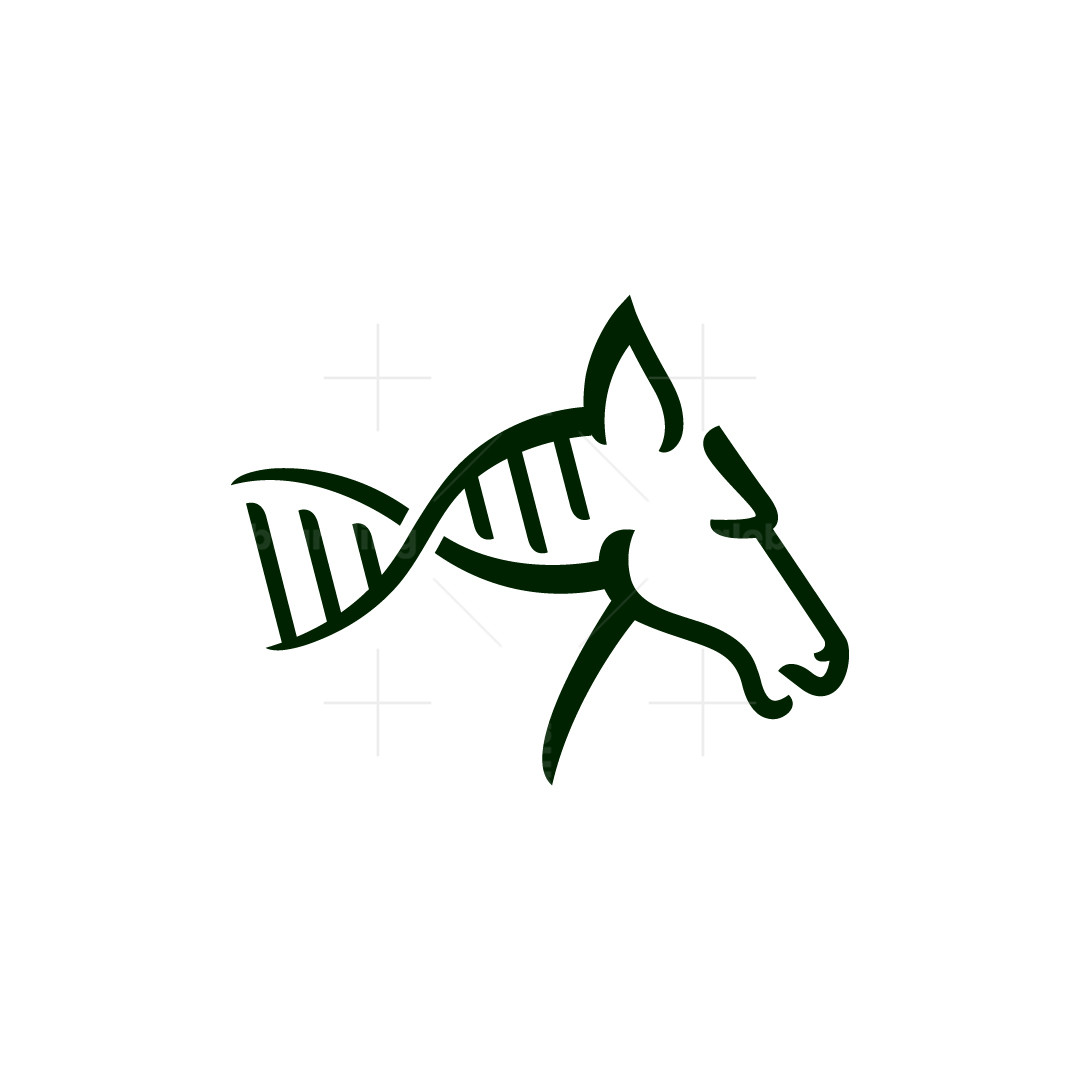Research medical Horse Logo DNA Horse Logo | Scalebranding