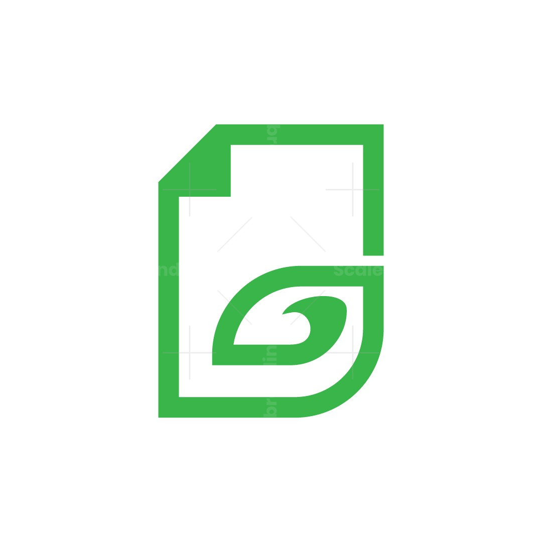 Document Leaf Logo | Scalebranding