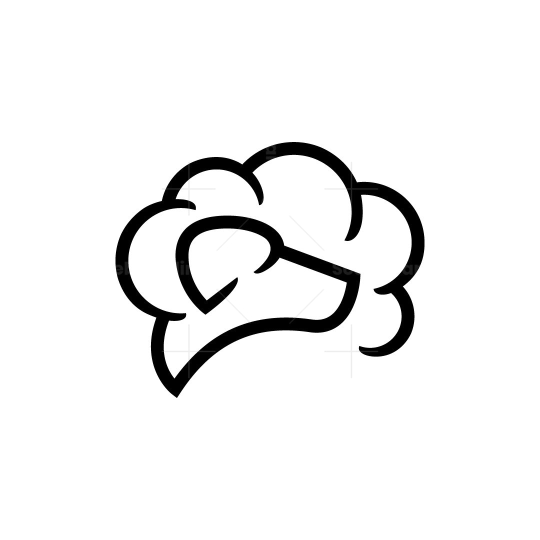 Dog and Brain Logo Brain and Dog Logo | Scalebranding