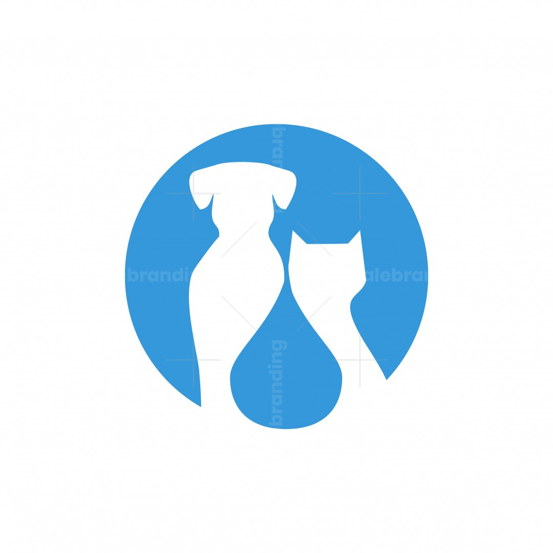 Dog Cat Drop Logo | Scalebranding