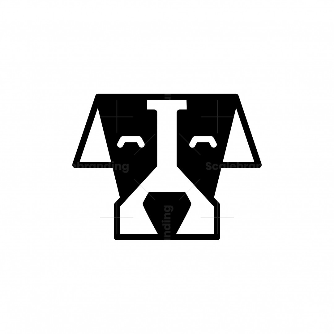 Lab Dog Logo Logo Of A Dog Head Labrador On White Royalty Free Vector