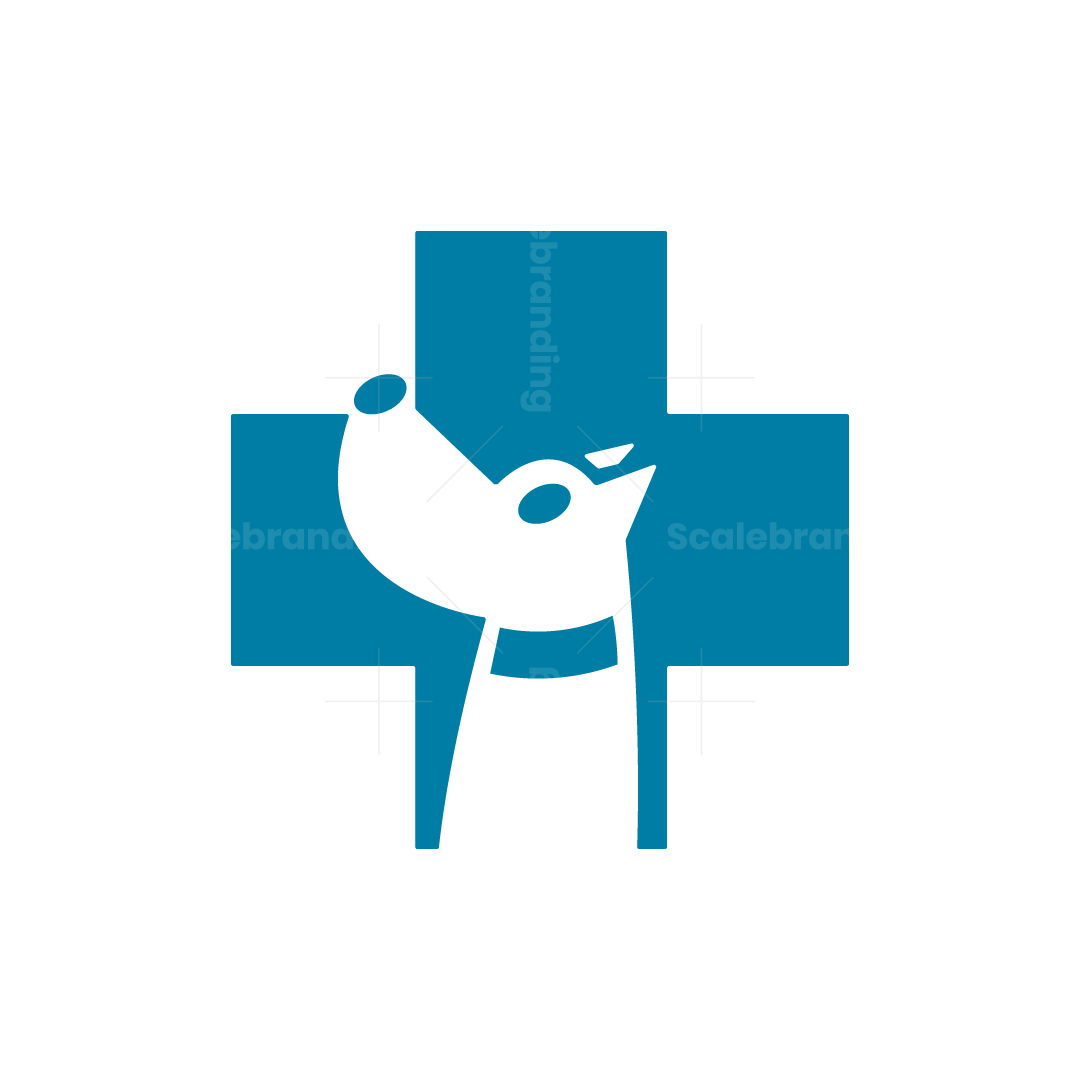 Dog Pet Medical Cross Logo | Scalebranding