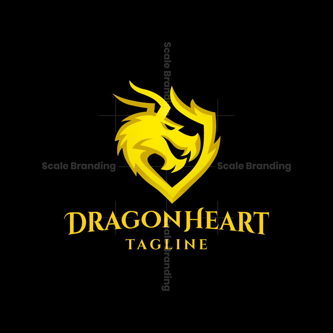 Dragon Heart Logo | Scalebranding