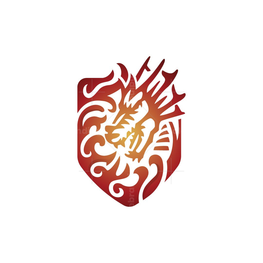 Dragon heart logo | Scalebranding