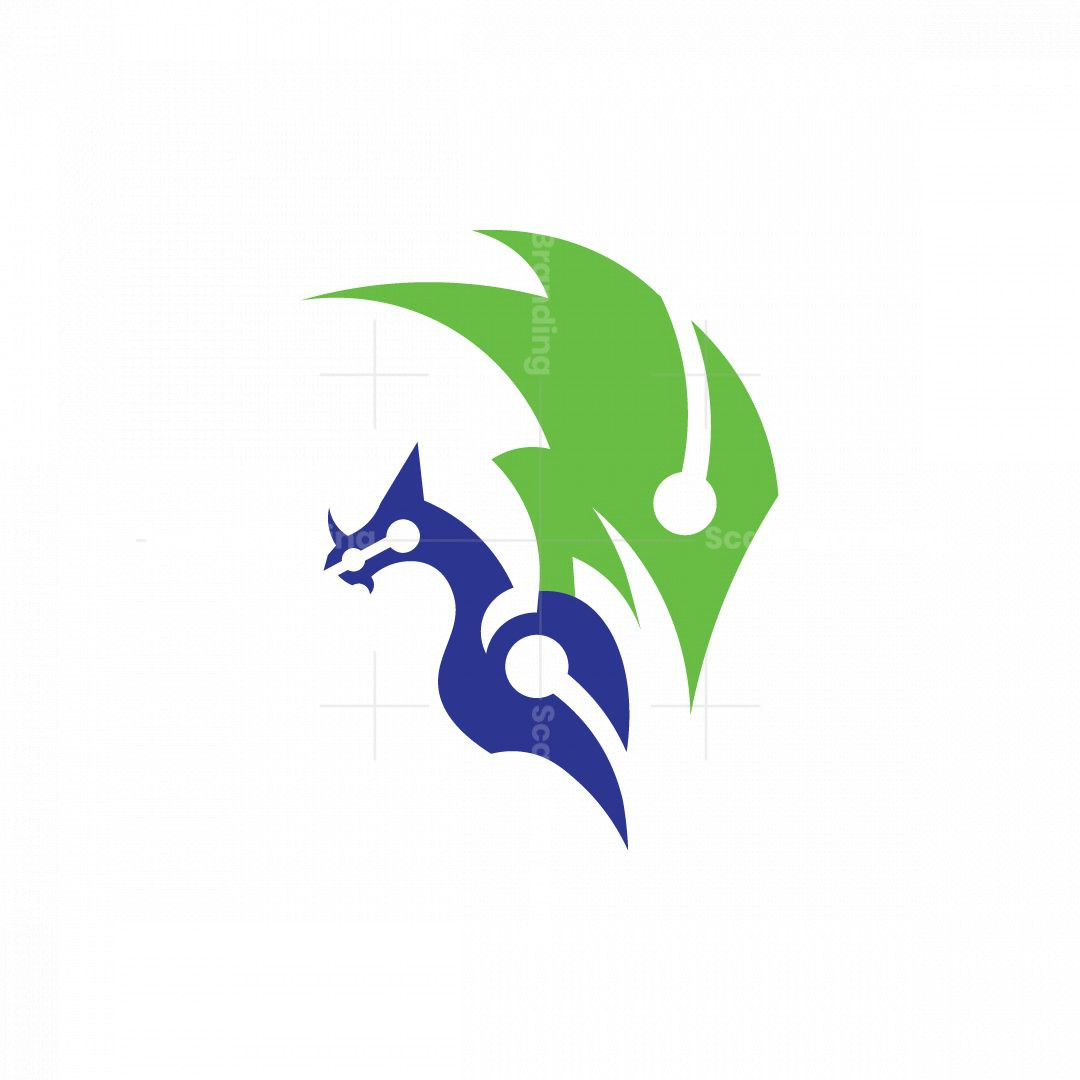 Dragon Tech logo | Scalebranding