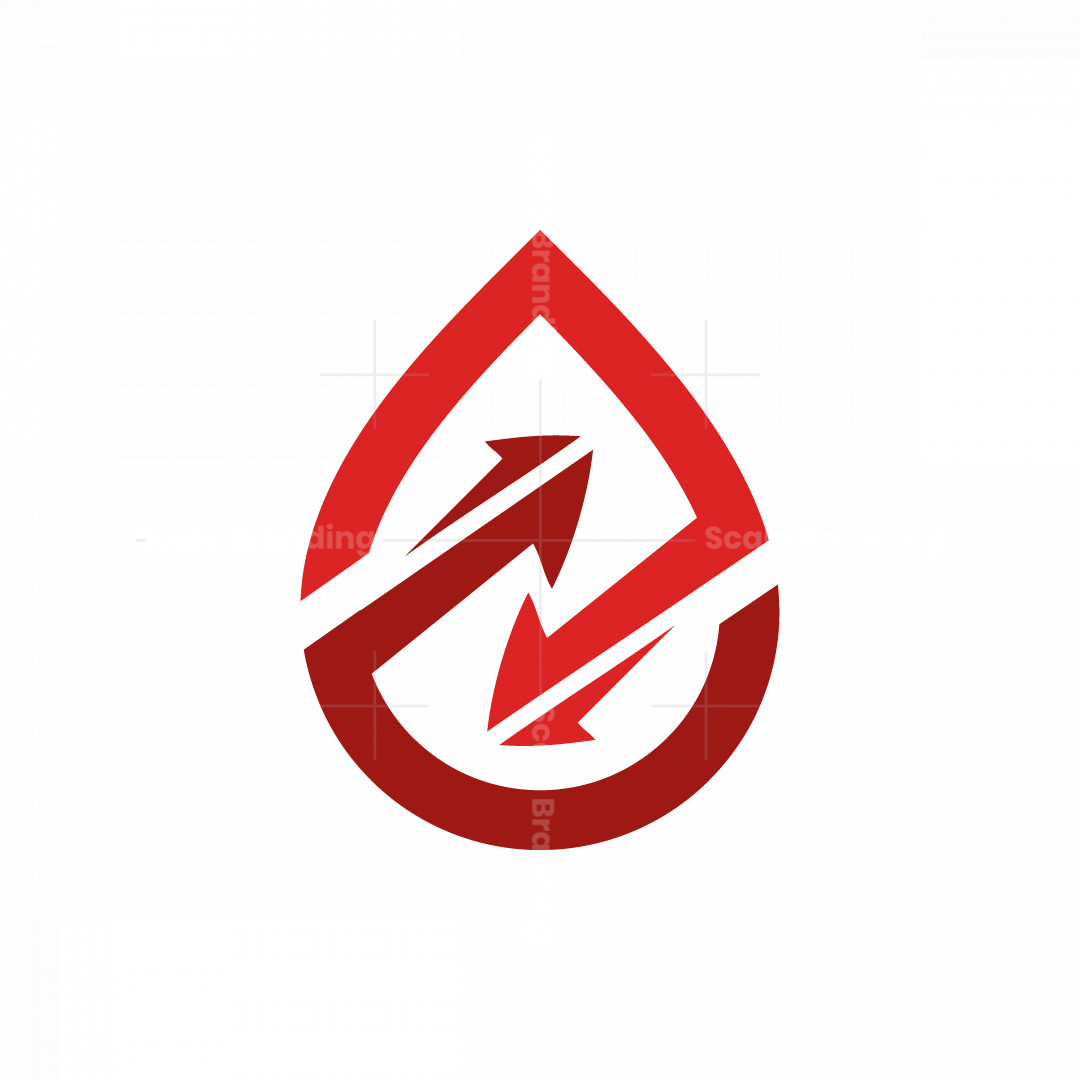 Drop Tech Arrows Logo | Scalebranding