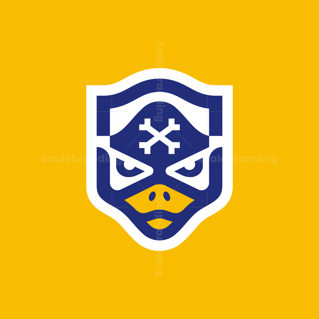 Duck Pirate Hat Shield Logo | Scalebranding