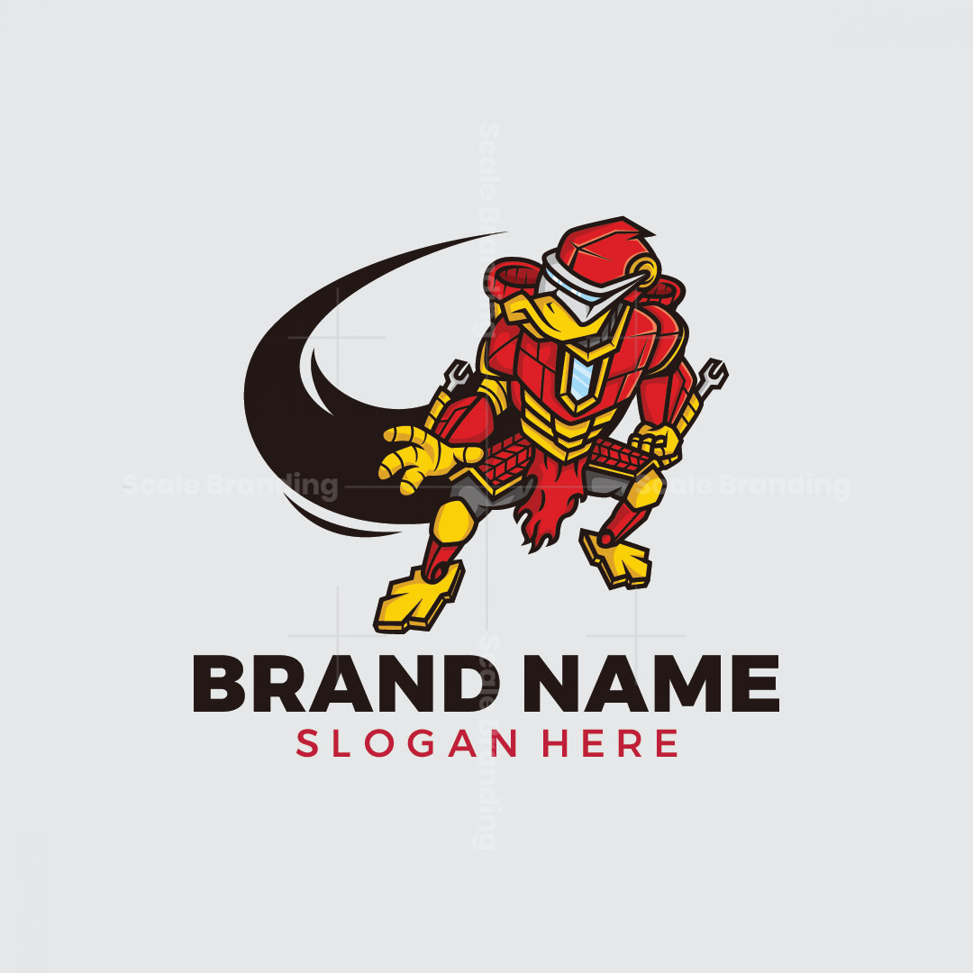 Duck Robot mascot logo | Scalebranding