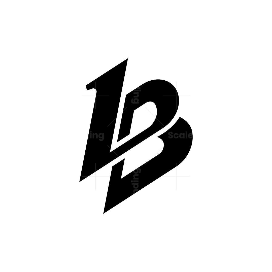 Dynamic elegant LB letter logo | Scalebranding