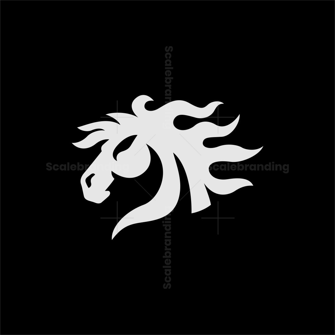 Dynamic Horse Head Logo | Scalebranding