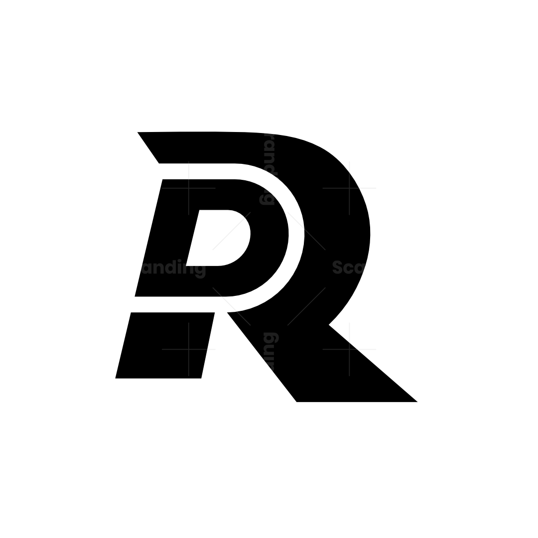 Dynamic letter D R elegant logo | Scalebranding