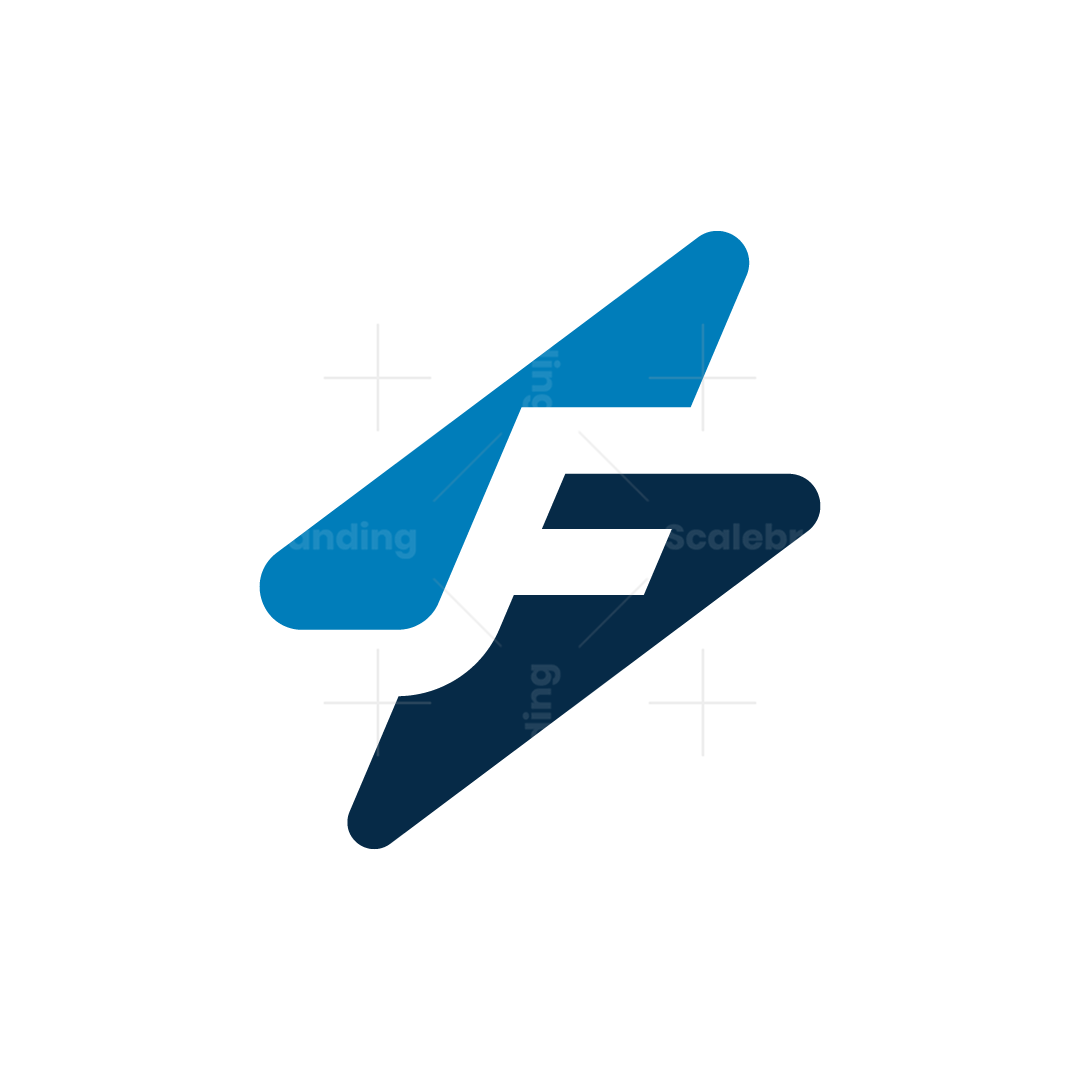Dynamic Letter F Logo | Scalebranding