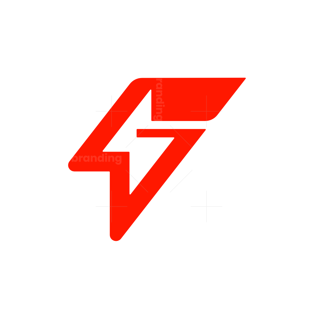 Dynamic letter G lightning logo | Scalebranding