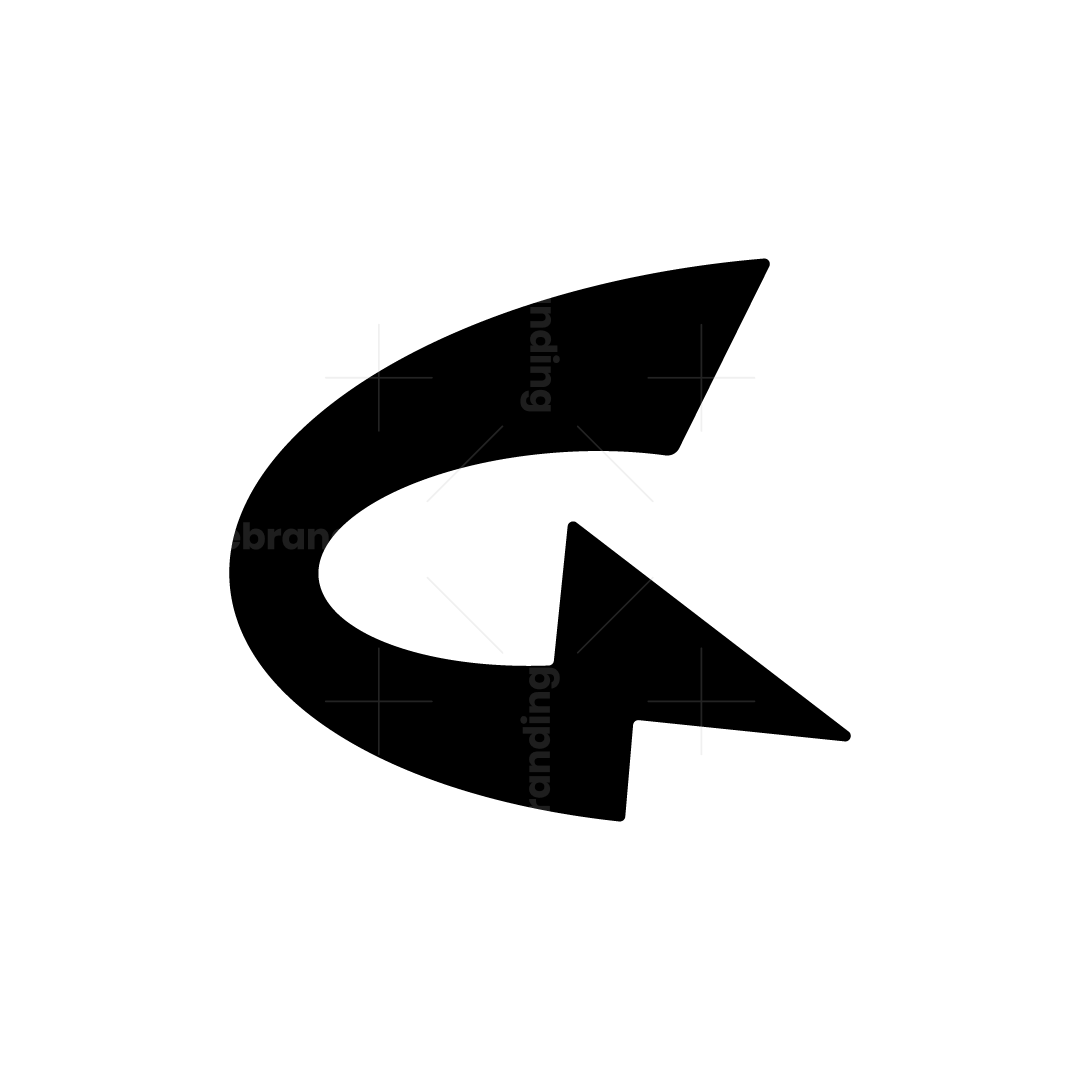Dynamic Lightning G Letter Logo | Scalebranding
