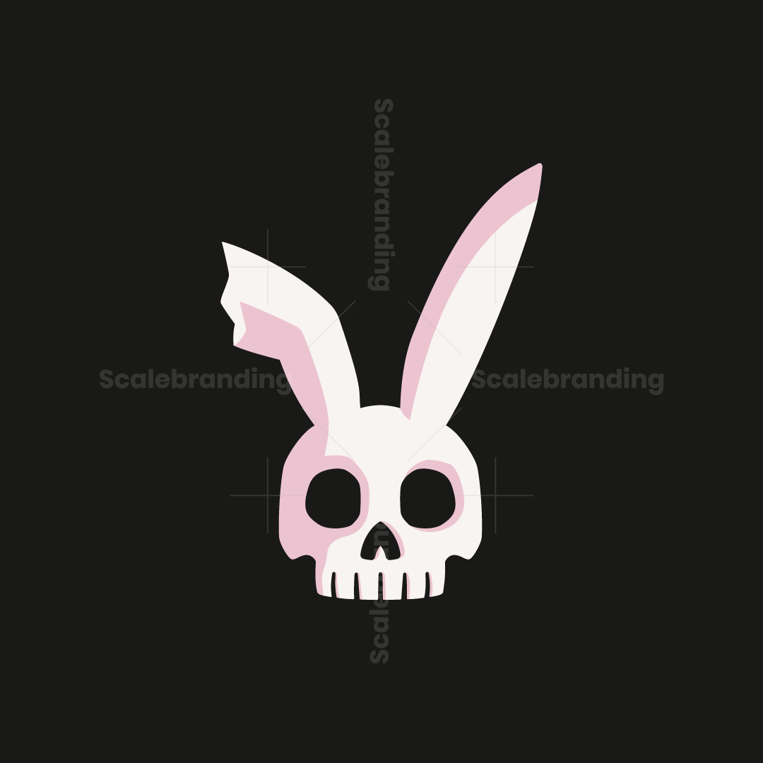 Cool Dead Bunny Skull Logo | Scalebranding