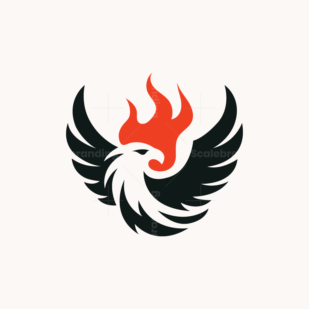 Brave Fire Eagle Modern Logo | Scalebranding