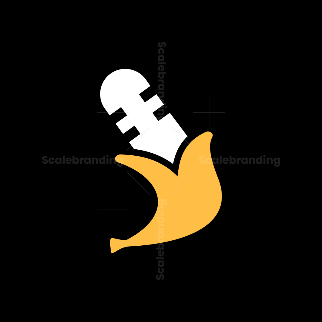 Modern Banana Microphone Podcast logo | Scalebranding