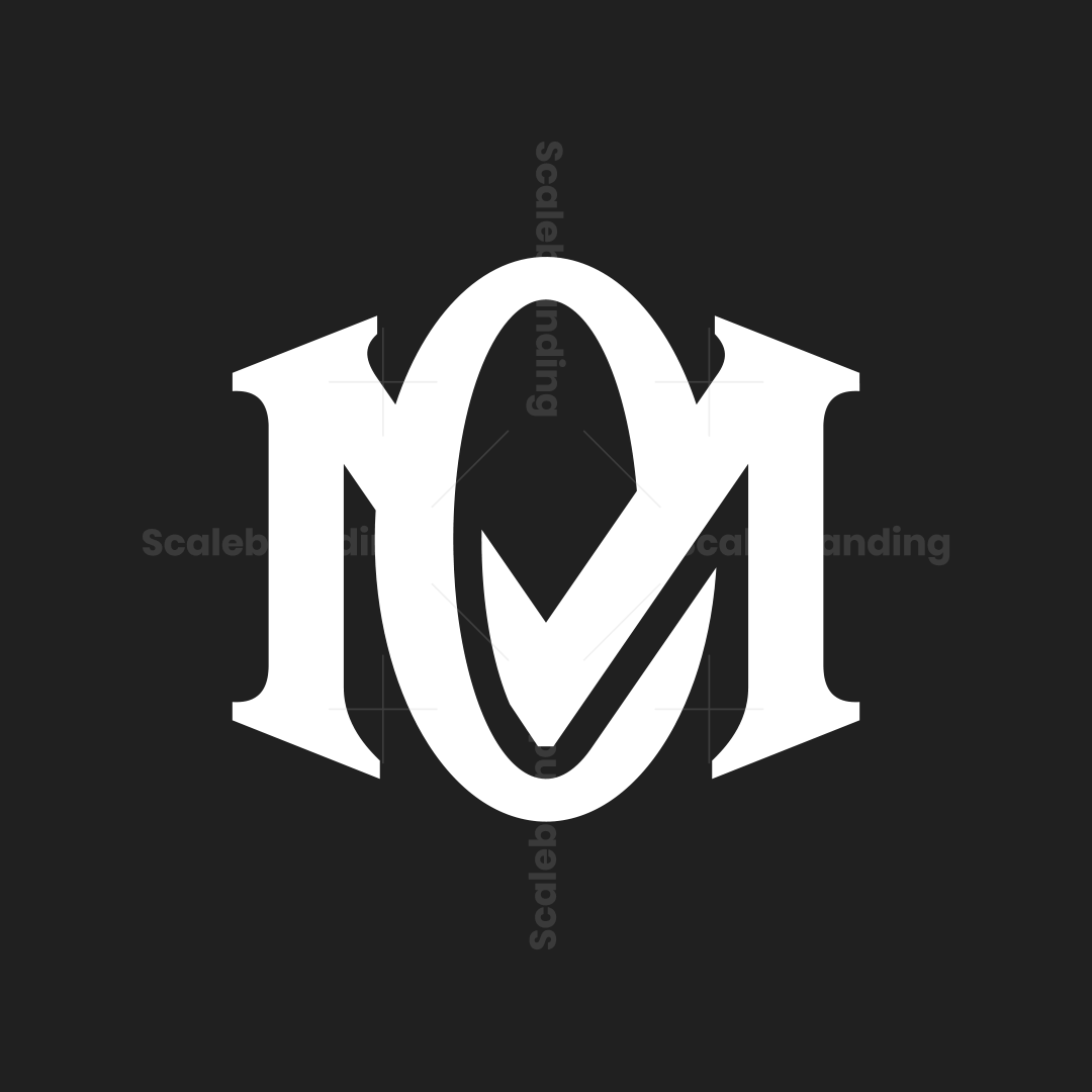 MO OM elegant letters Logo | Scalebranding