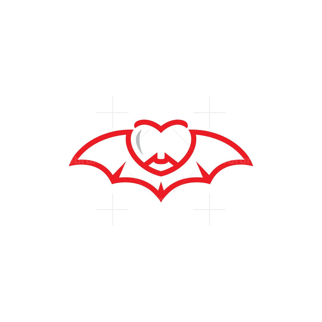 Heart Bat Logo | Scalebranding