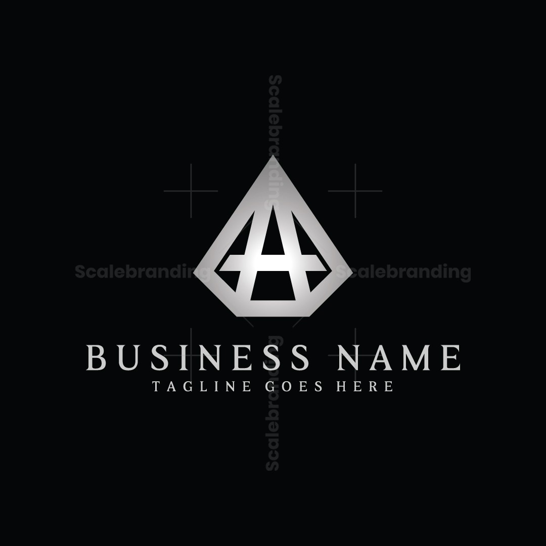 Letter A Diamond Logo | Scalebranding
