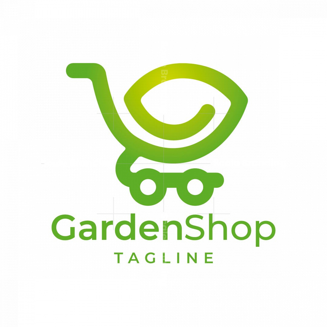 Eco Friendly Garden Shop Organic Ecomarket Logo | Scalebranding