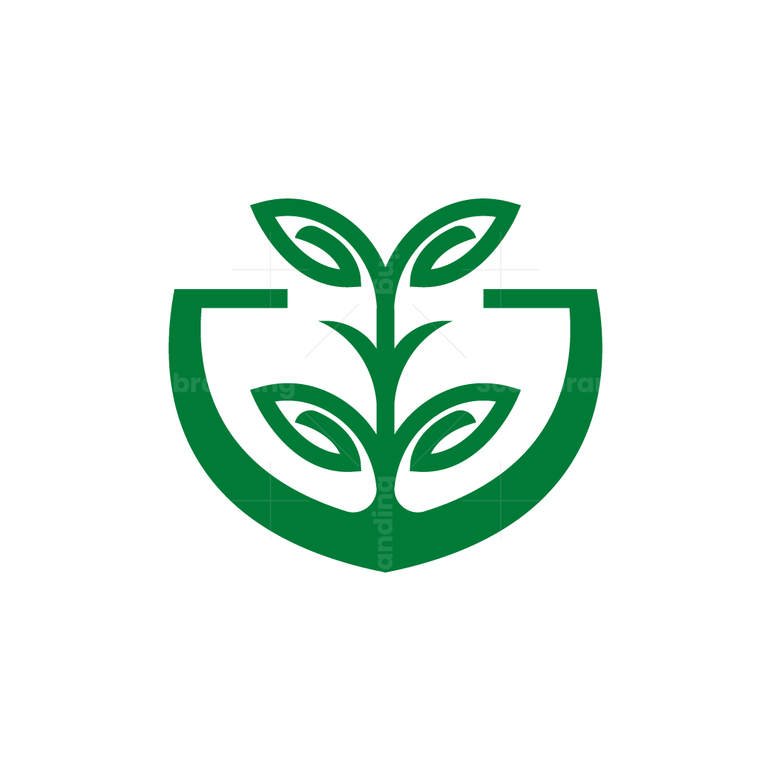 plant eco leaf mark logo | Scalebranding