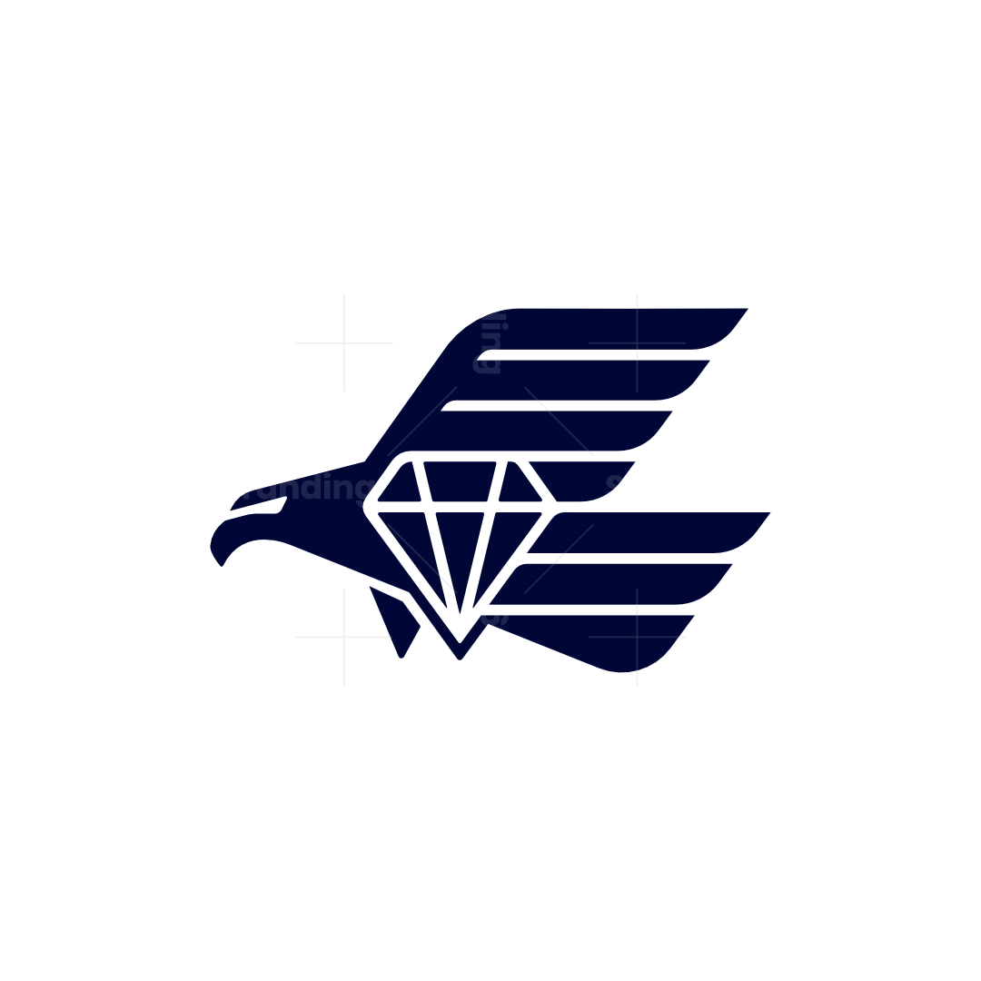 Geometric Eagle diamond logo | Scalebranding