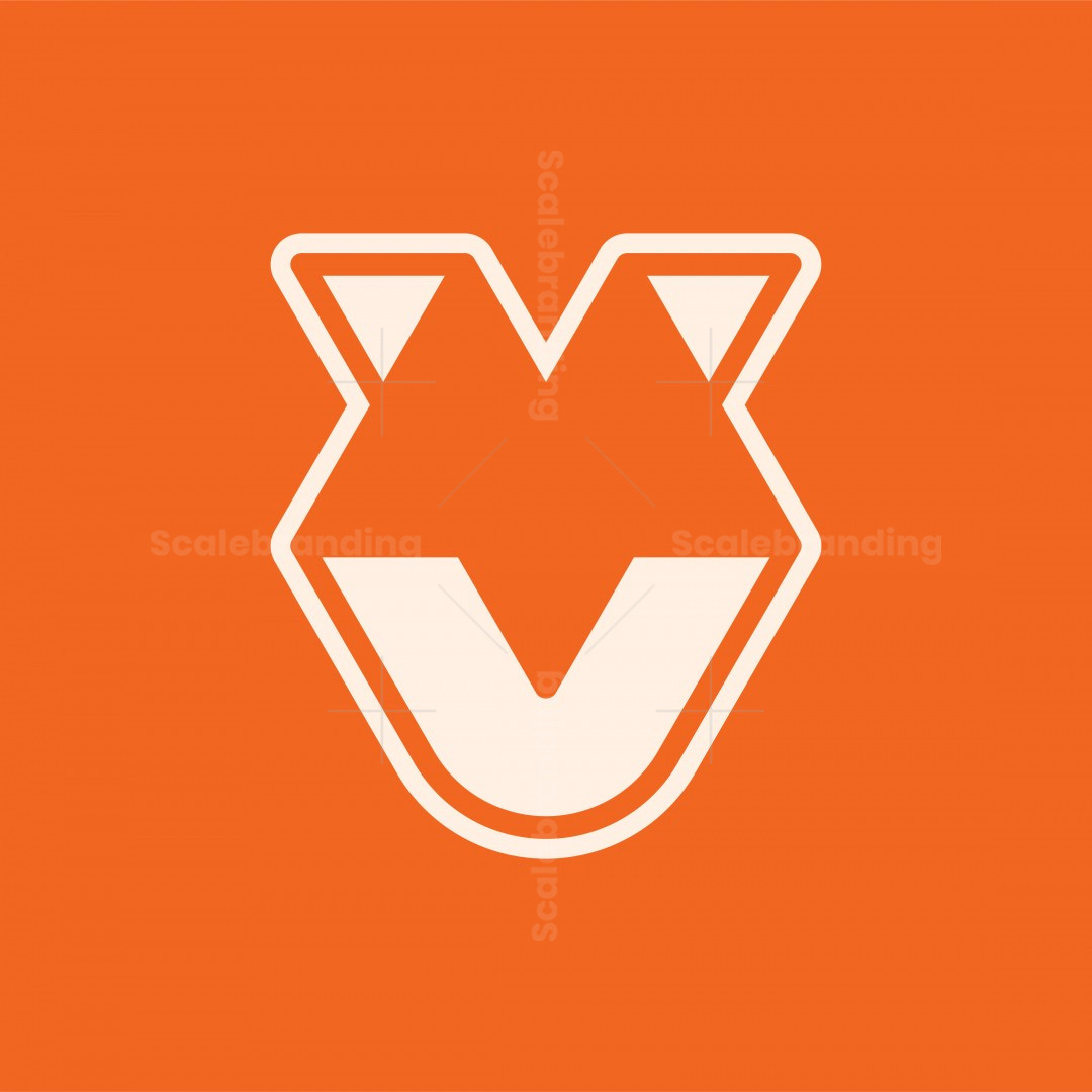 Letter V Fox Logo | Scalebranding
