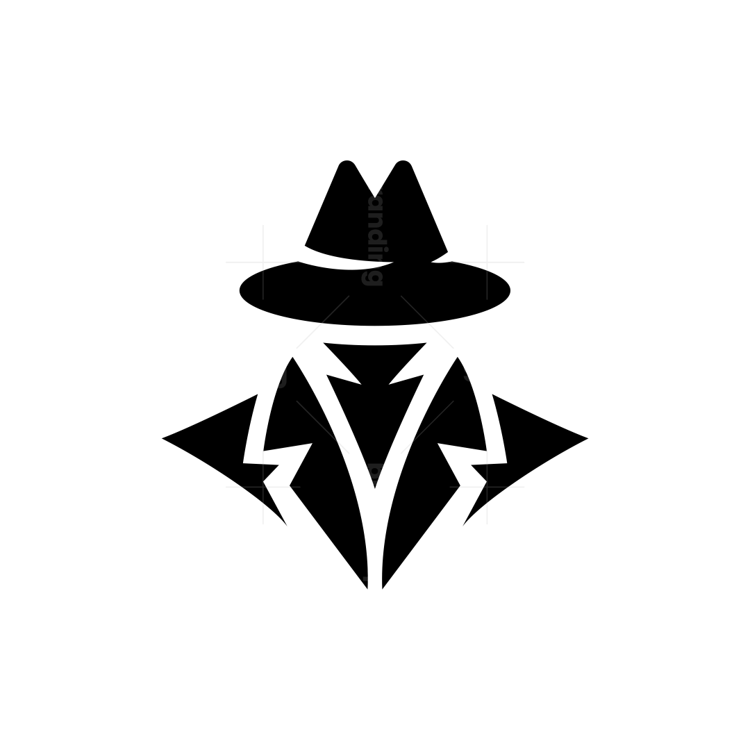 Hidden Man Phantom Logo Detective | Scalebranding