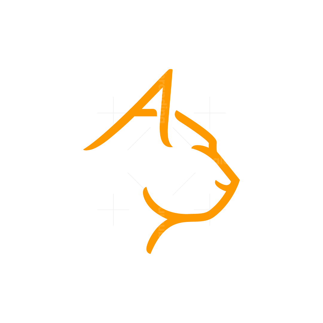 Letter A Cat Logo | Scalebranding